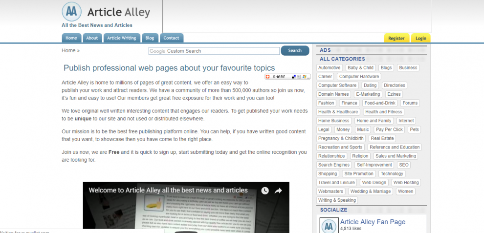 Top 10 Websites for Article Posting | InfoBeat.com