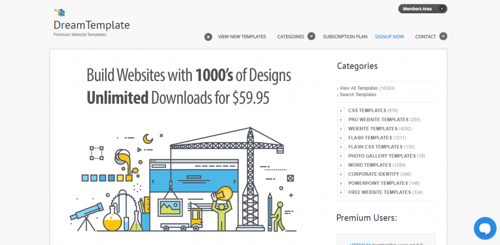 Top 5 Premium Website Template Design Providers | InfoBeat.com
