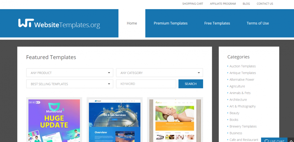 Top 5 Premium Website Template Design Providers | InfoBeat.com