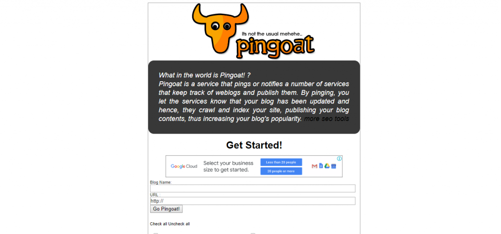 Top 10 Sites to Ping Blog or Websites | InfoBeat.com